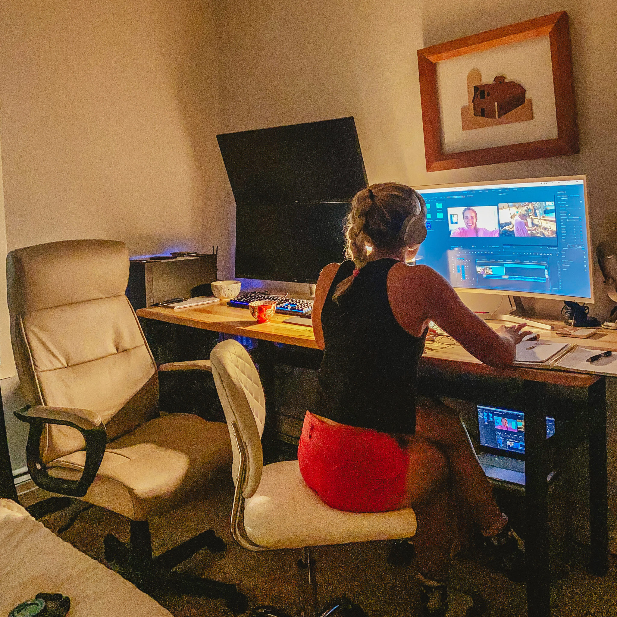 VLOG: Ali Edits her First Premiere Pro Video and Almost Burns the House ...